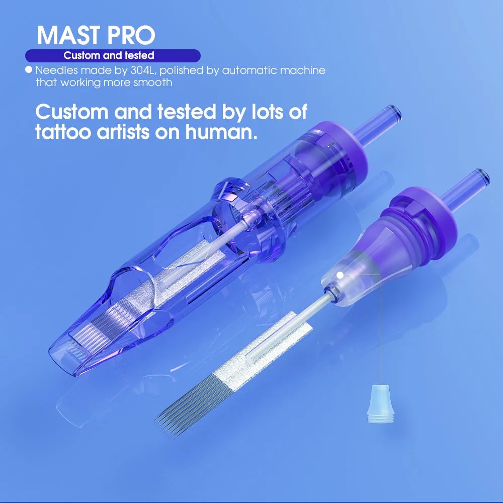 RS-Round Shader – Mast Pro Tattoo Cartridge Needle - Compass Tattoo Shop